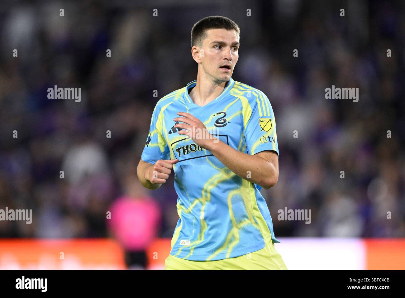 Philadelphia Union forward Mikael Uhre (7) during an MLS soccer match ...