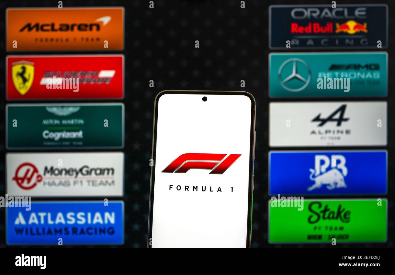 Formula One Racing Teams - The Ultimate Test of Man and Machine Stock ...