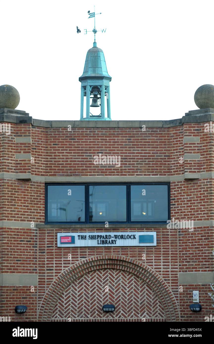 The Sheppard- Warlock Library at Liverpool Hope University Stock Photo ...