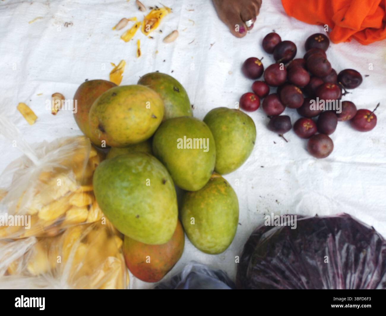 The fruits and vegetables items on display and sold by tribal women in ...