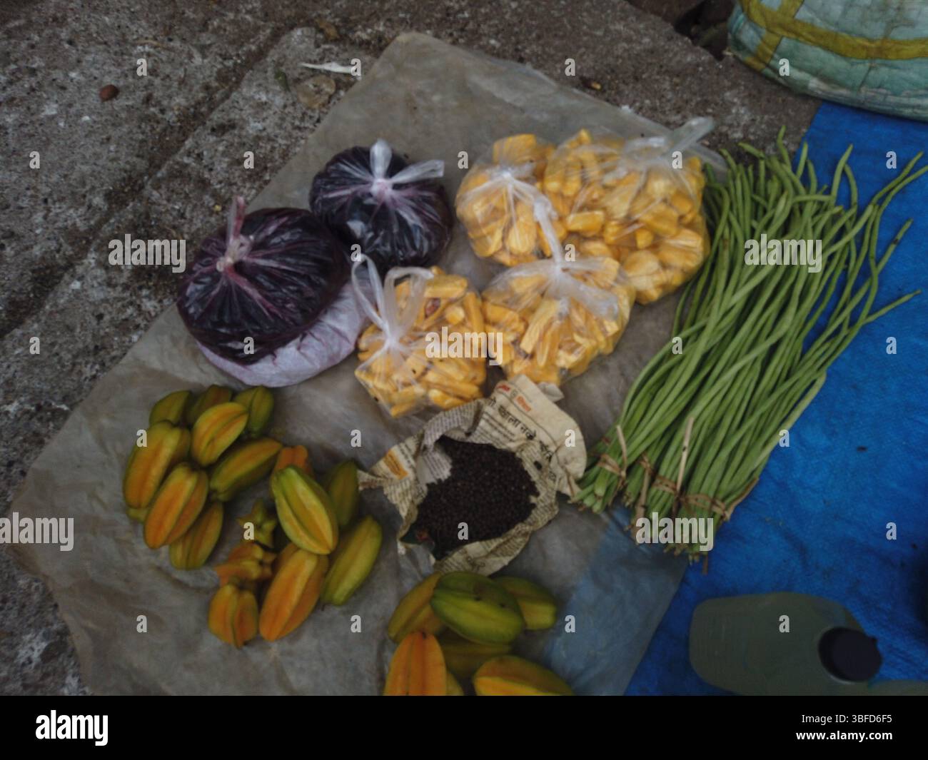 The fruits and vegetables items on display and sold by tribal women in ...