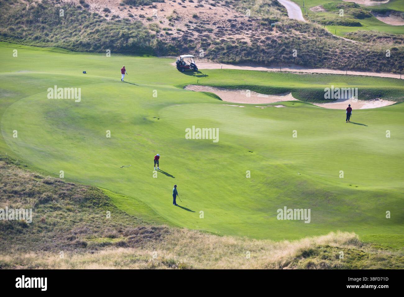 View of green golf resort field. summer vacations Stock Photo - Alamy