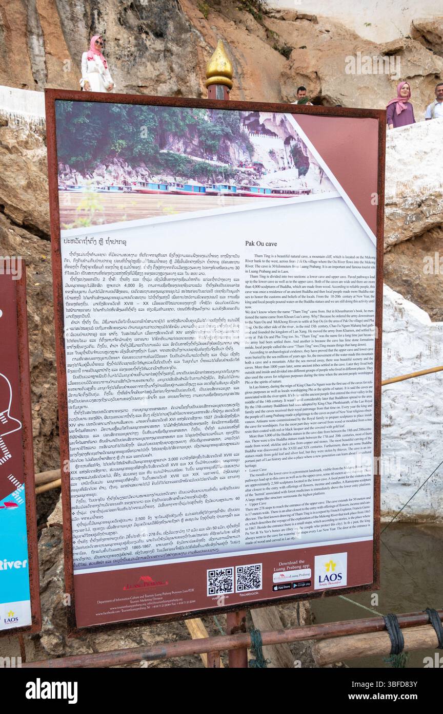 Buddha cave on the Mekong The Pak Ou caves are two visitable caves ...