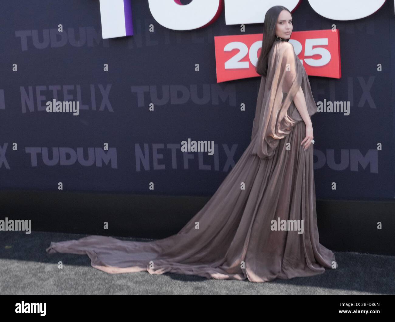 Los Angeles, USA. 31st May, 2025. Sofia Carson arrives at the Netflix TUDUM 2025: The Live Event ...