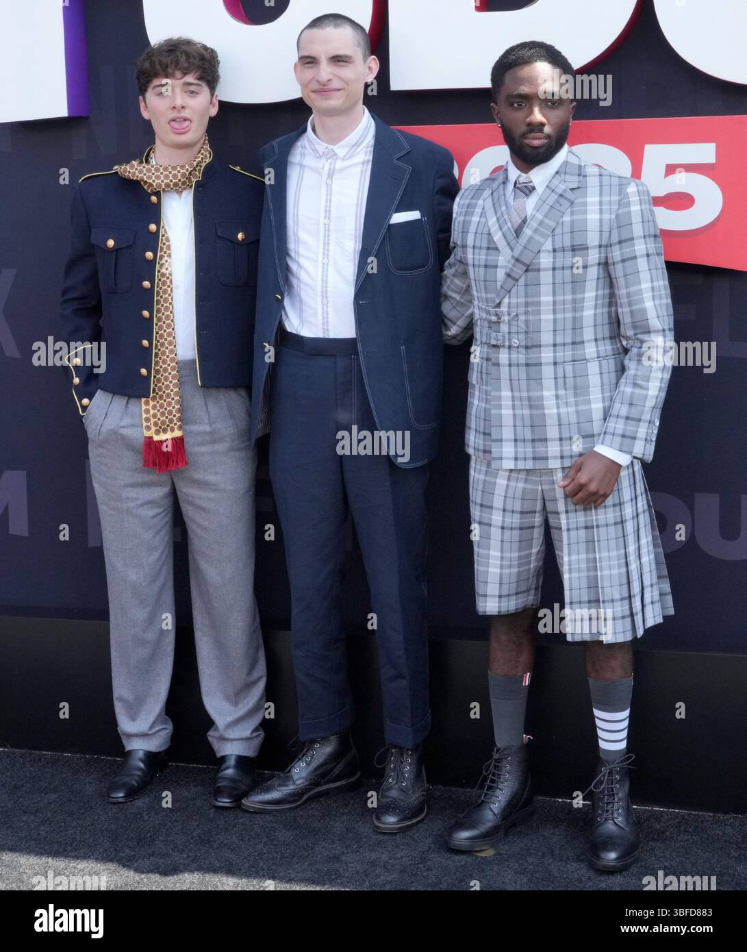 Los Angeles, USA. 31st May, 2025. (L-R) Noah Schnapp, Finn Wolfhard and ...