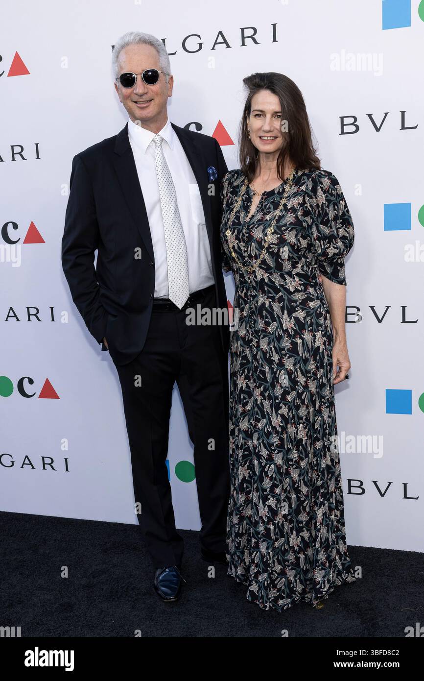 Jeffrey Soros and Catharine Soros attend the arrivals of “The MOCA Gala ...