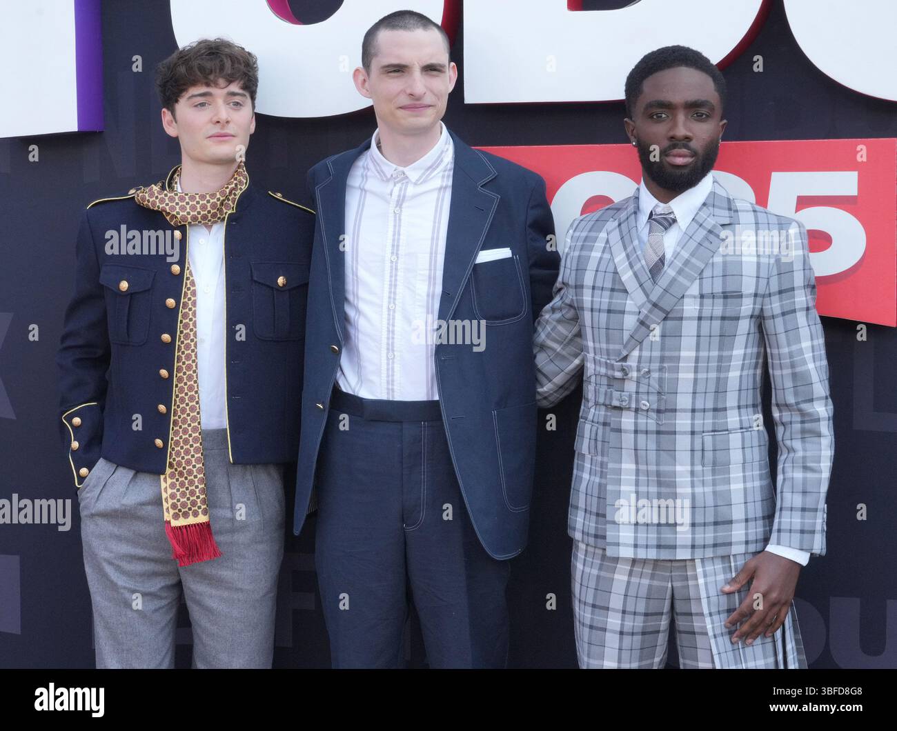Los Angeles, USA. 31st May, 2025. (L-R) Noah Schnapp, Finn Wolfhard and ...