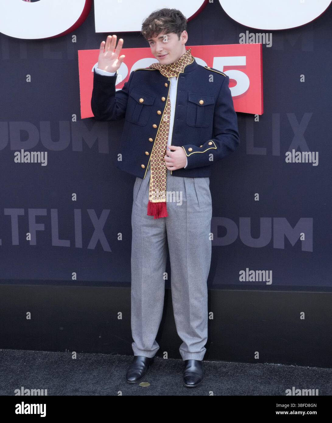 Noah Schnapp arrives at the Netflix TUDUM 2025: The Live Event held at ...