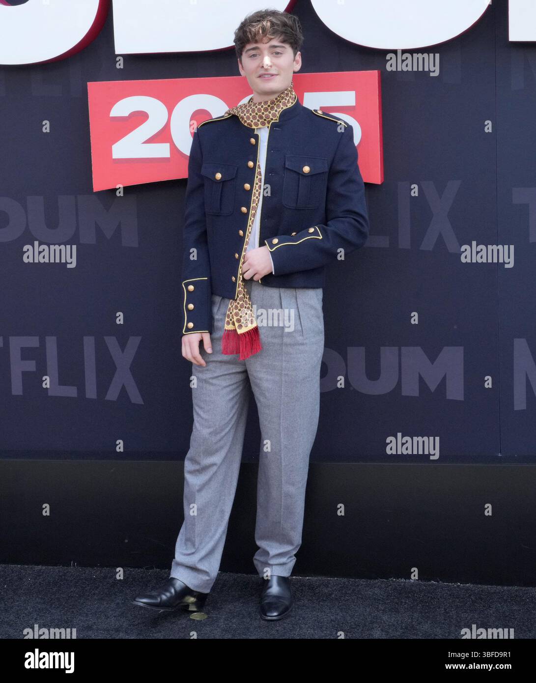 Los Angeles, USA. 31st May, 2025. Noah Schnapp arrives at the Netflix ...