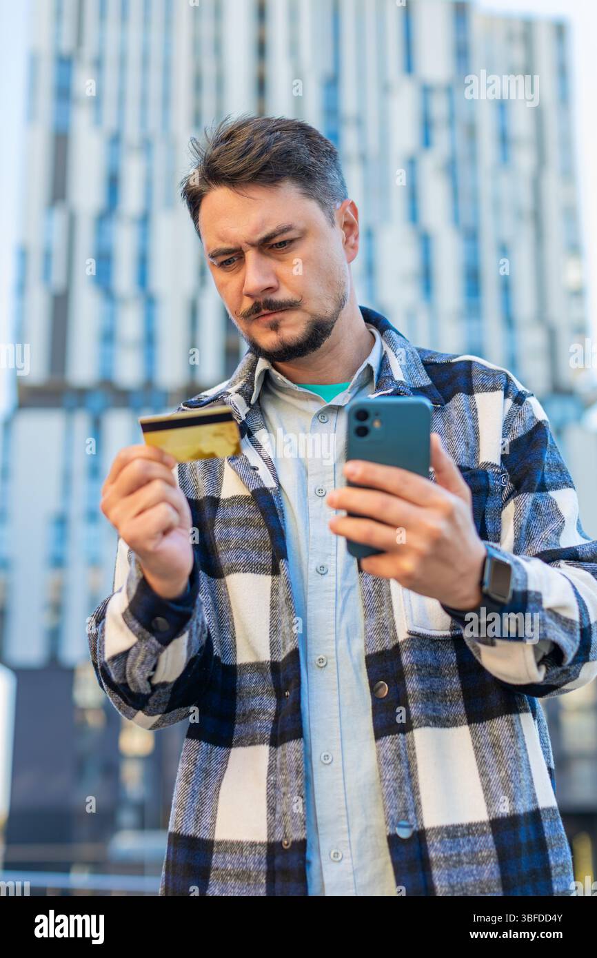 Sad mature man tourist using hi-res stock photography and images - Alamy