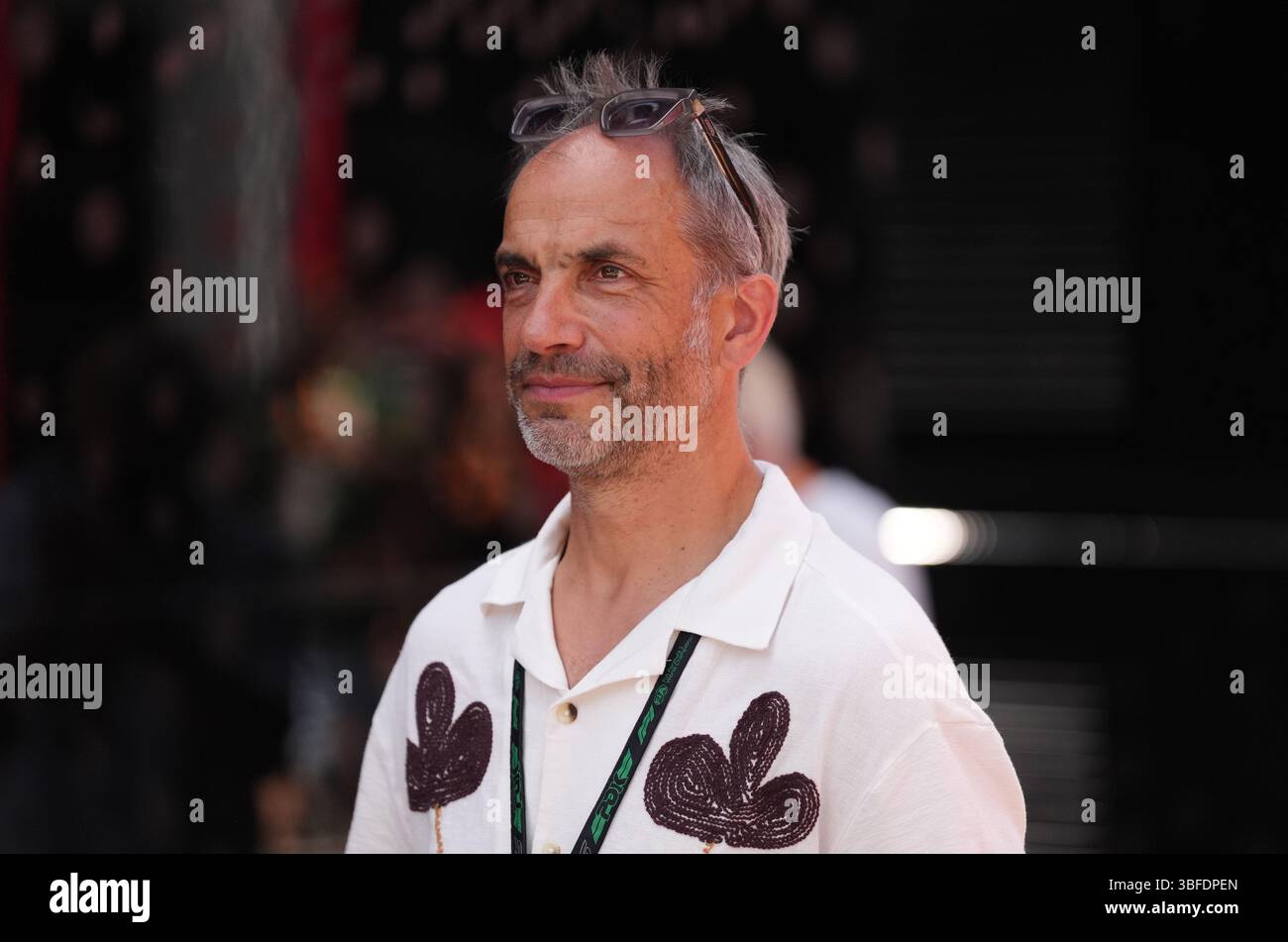 Adam Norris, father of McLaren's Lando Norris, in the paddock before ...