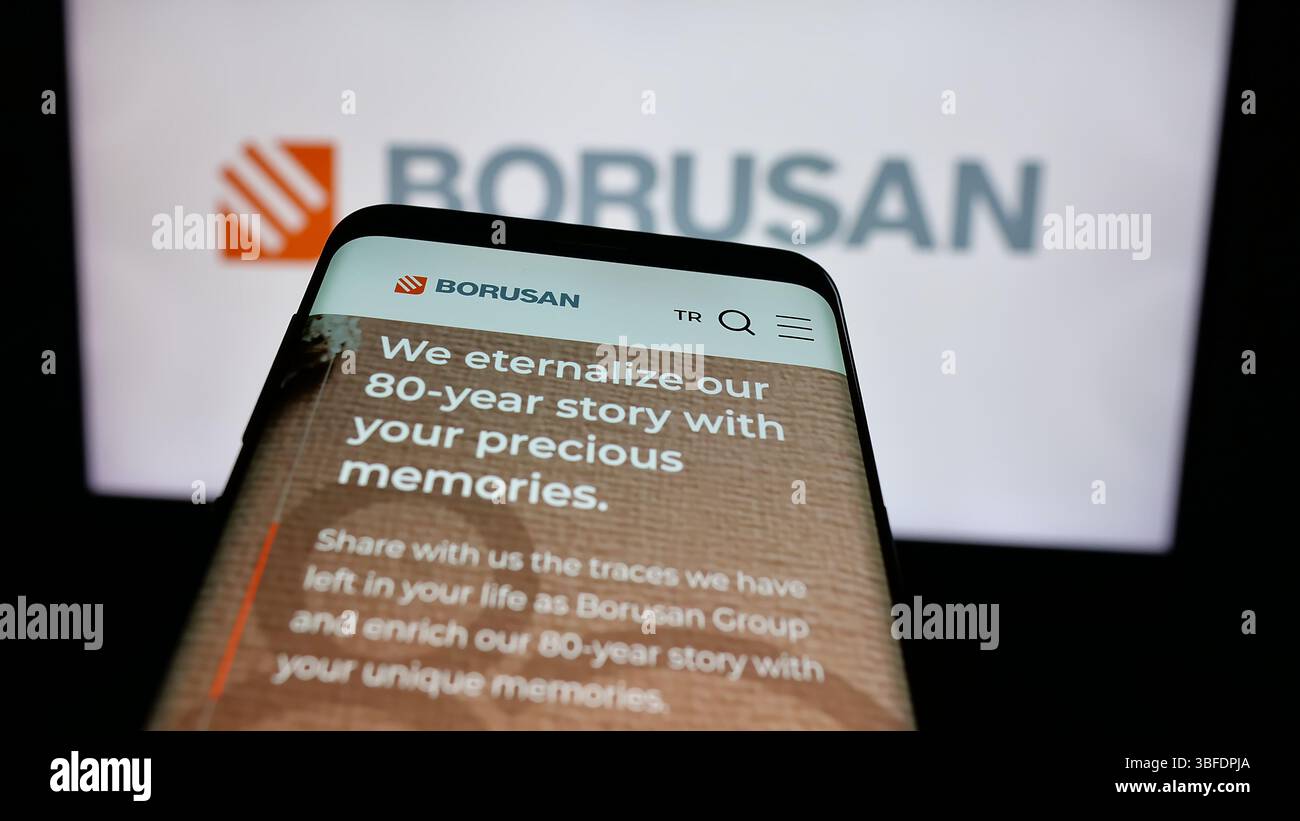 Germany. 07th May, 2025. In this photo illustration, a mobile phone ...