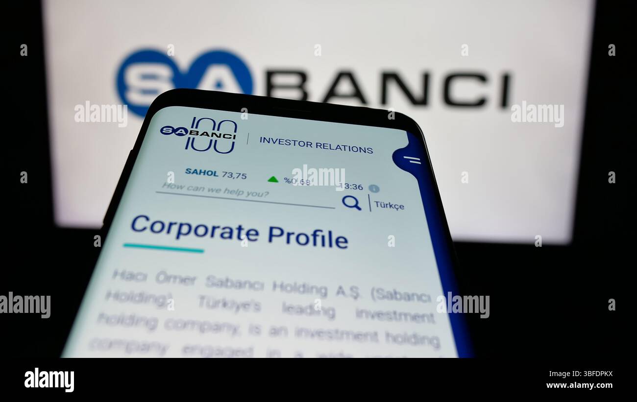 Germany. 07th May, 2025. In this photo illustration, a mobile phone with the logo of company ...