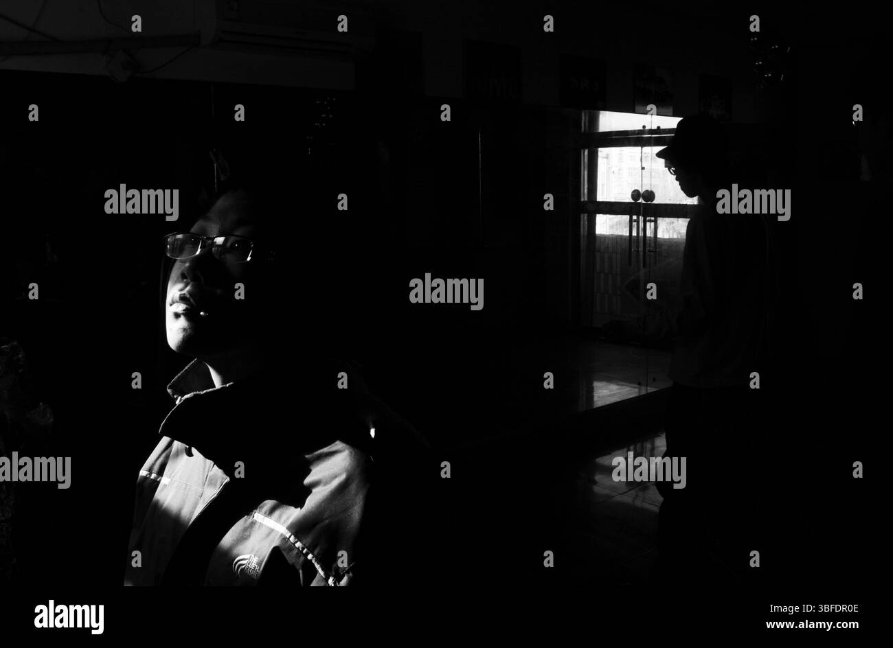 Dramatic beam Black and White Stock Photos & Images - Alamy