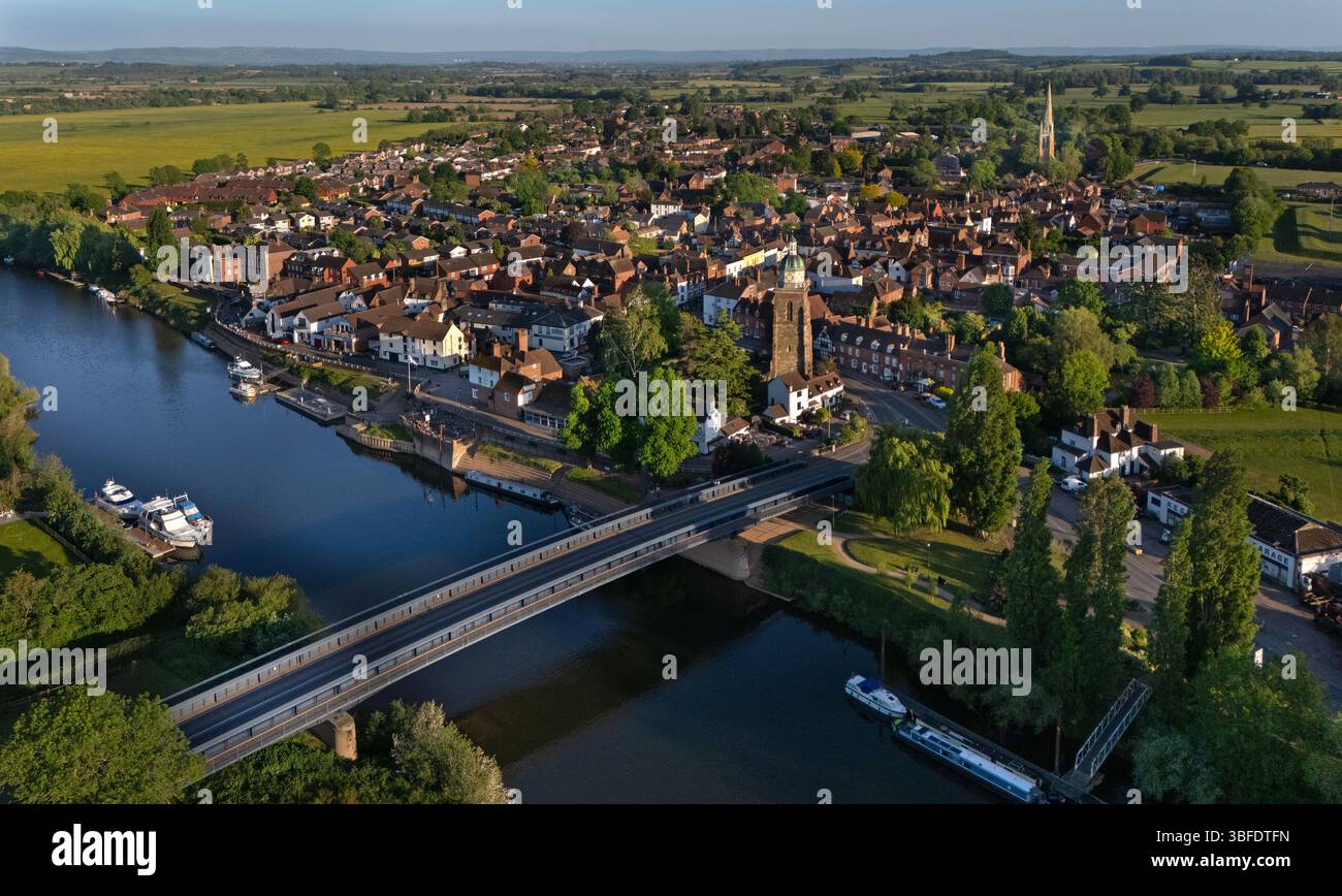 Upton upon severn aerial hi-res stock photography and images - Alamy