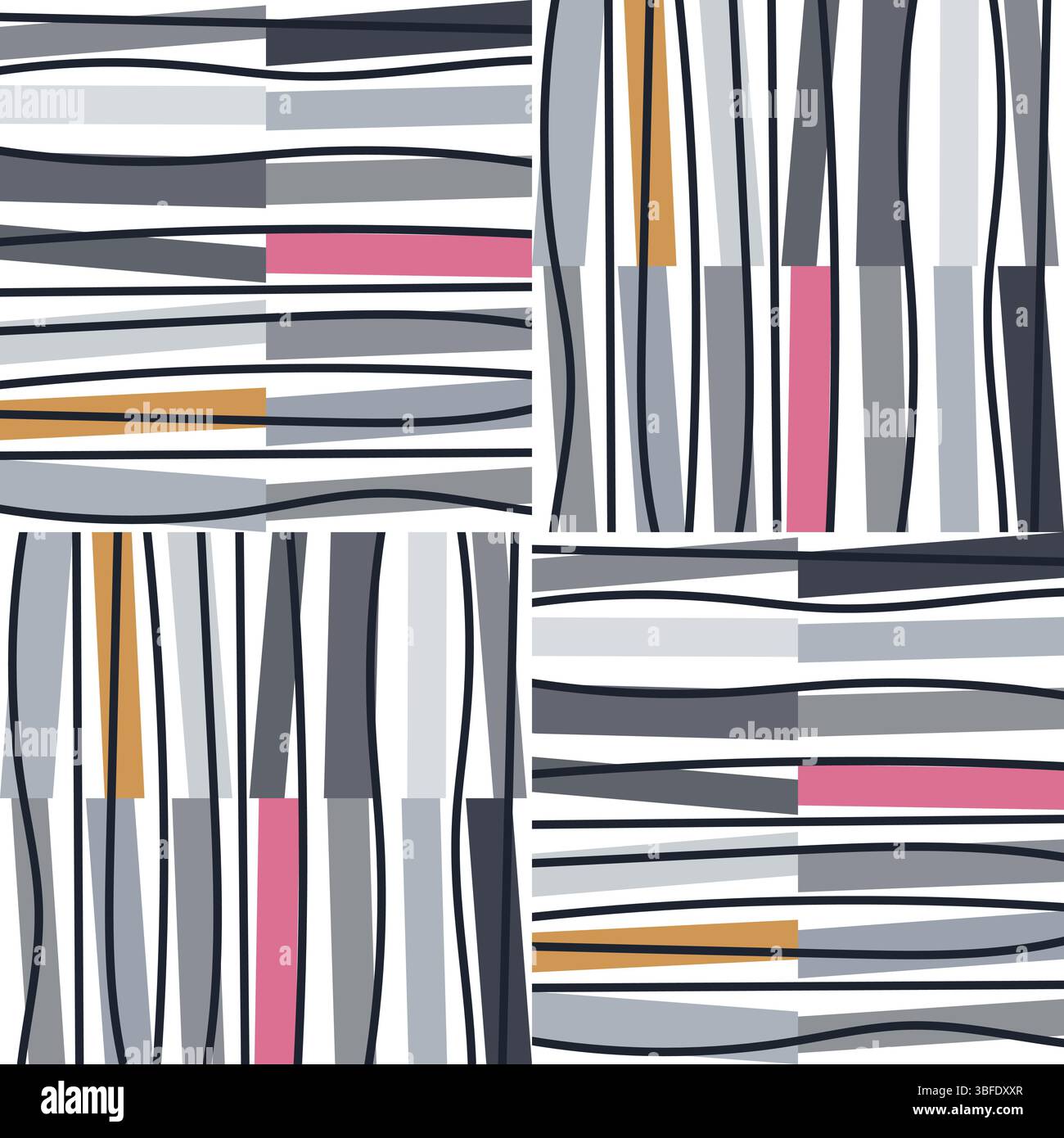 Pattern in gold silver Stock Vector Images - Alamy