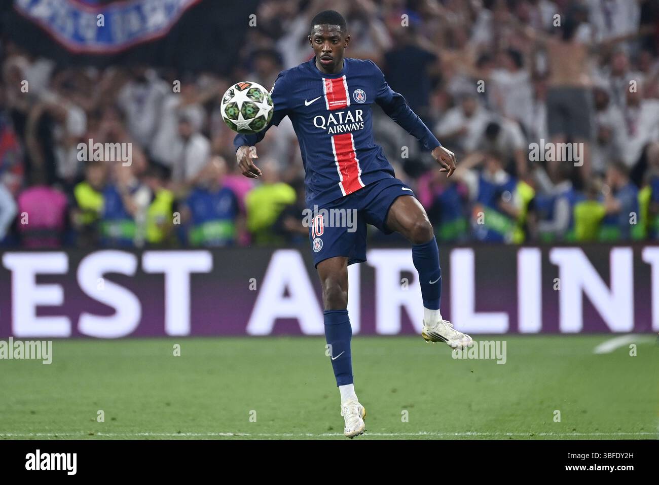 Ousmane Dembele (PSG), action, single action, single image, cutout ...