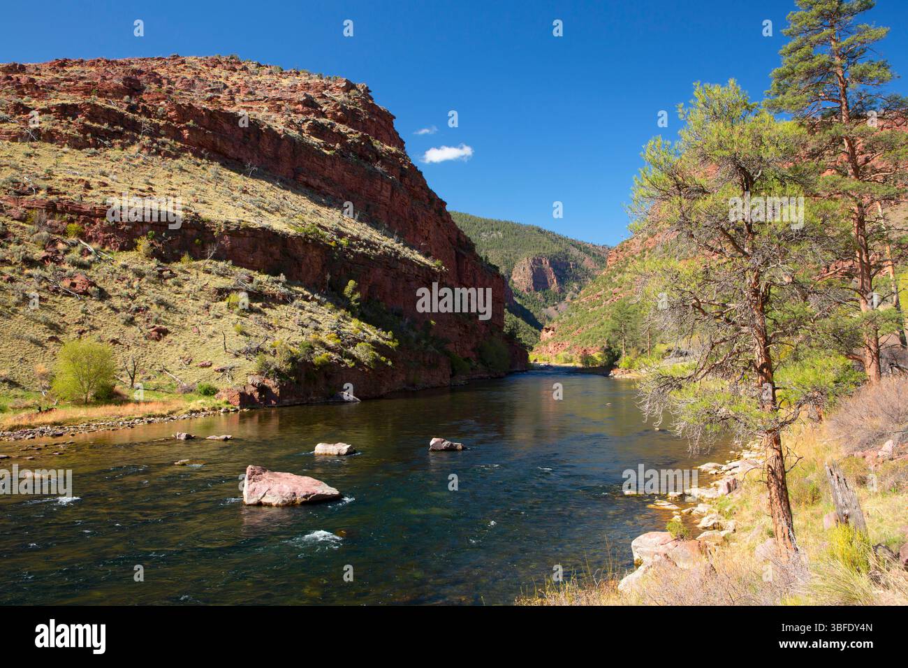 Green River from Little Hole National Recreation Trail, Flaming Gorge ...