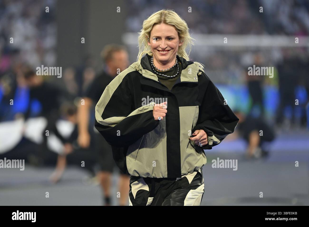 Linkin Park, singer Emily ARMSTRONG, soccer UEFA Champions League final ...
