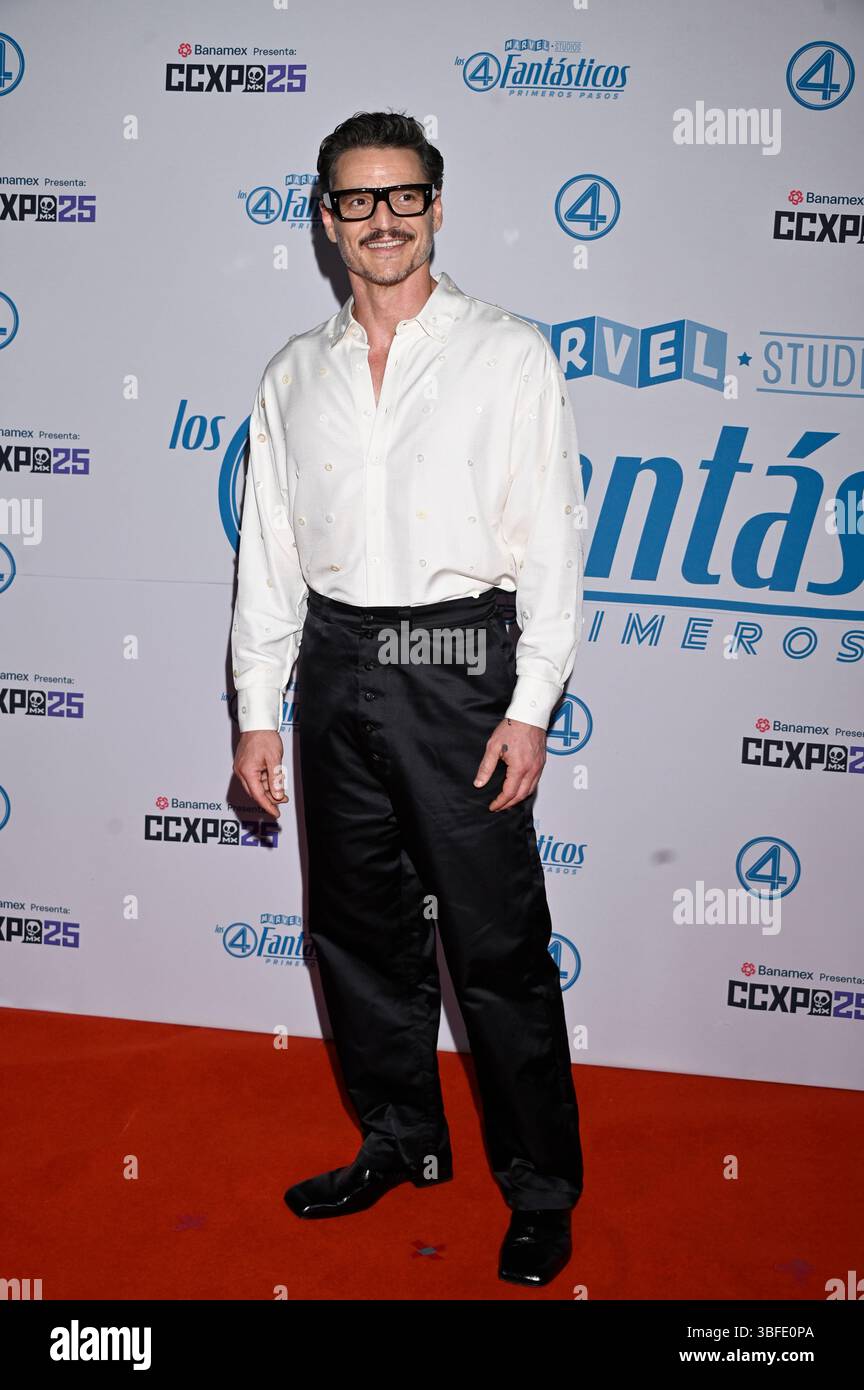 Pedro Pascal attends the photocall for The Fantastic Four: First Steps ...