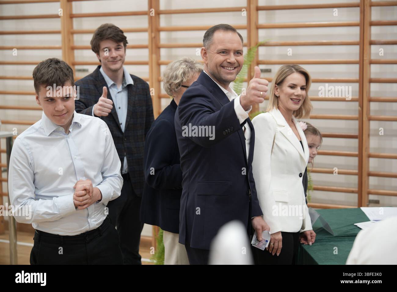 Karol Nawrocki, a non-partisan Presidential candidate supported by the ...