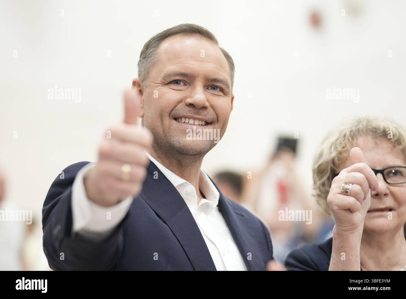Karol Nawrocki, a non-partisan Presidential candidate supported by the ...