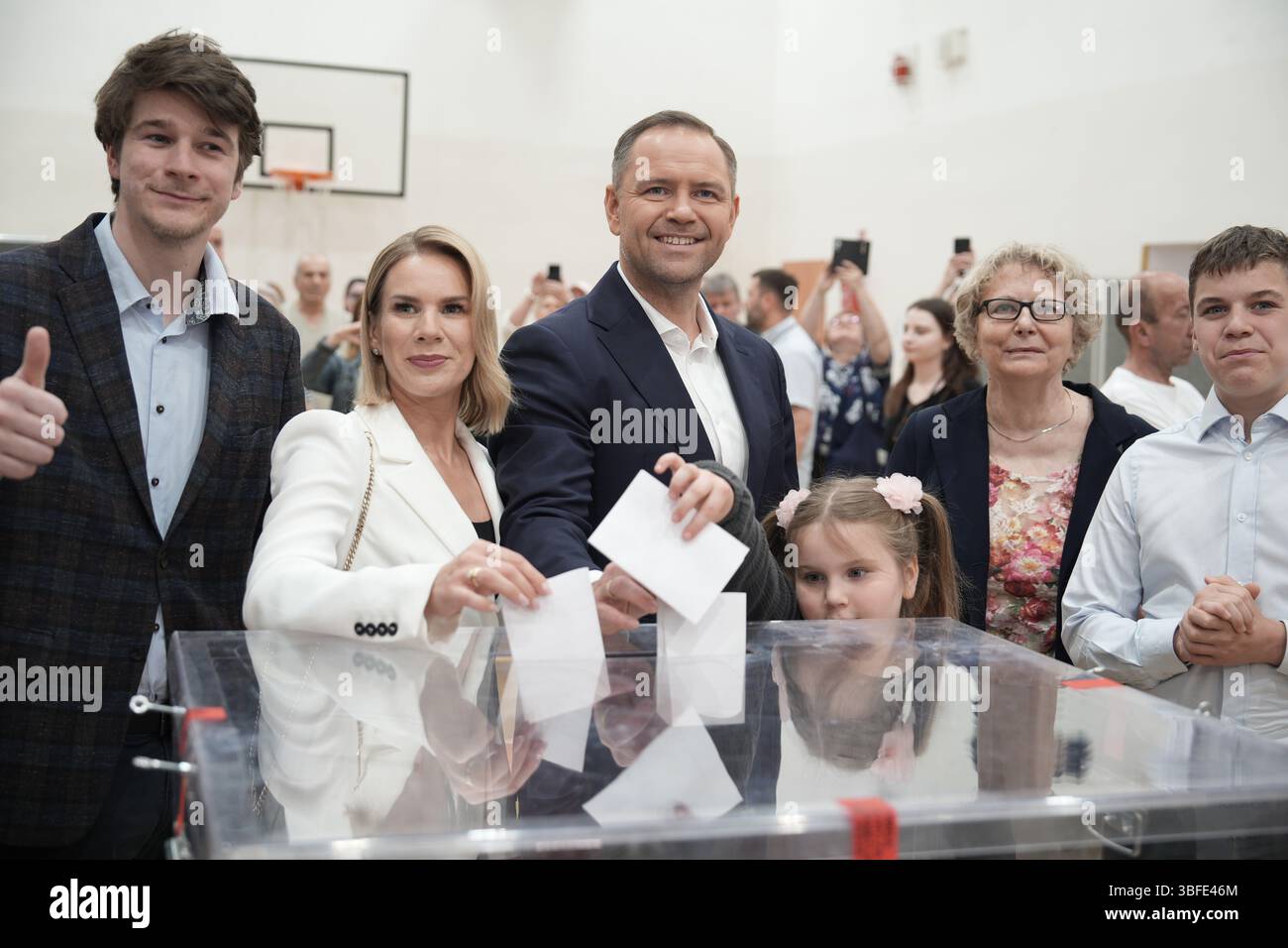 Karol Nawrocki, a non-partisan Presidential candidate supported by the ...