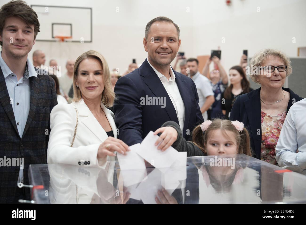 Karol Nawrocki, a non-partisan Presidential candidate supported by the ...