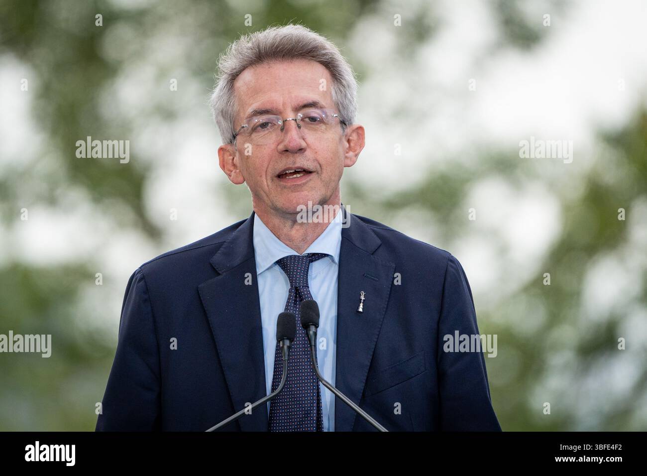 Naples Mayor Gaetano Manfredi seen during the Official presentation of ...