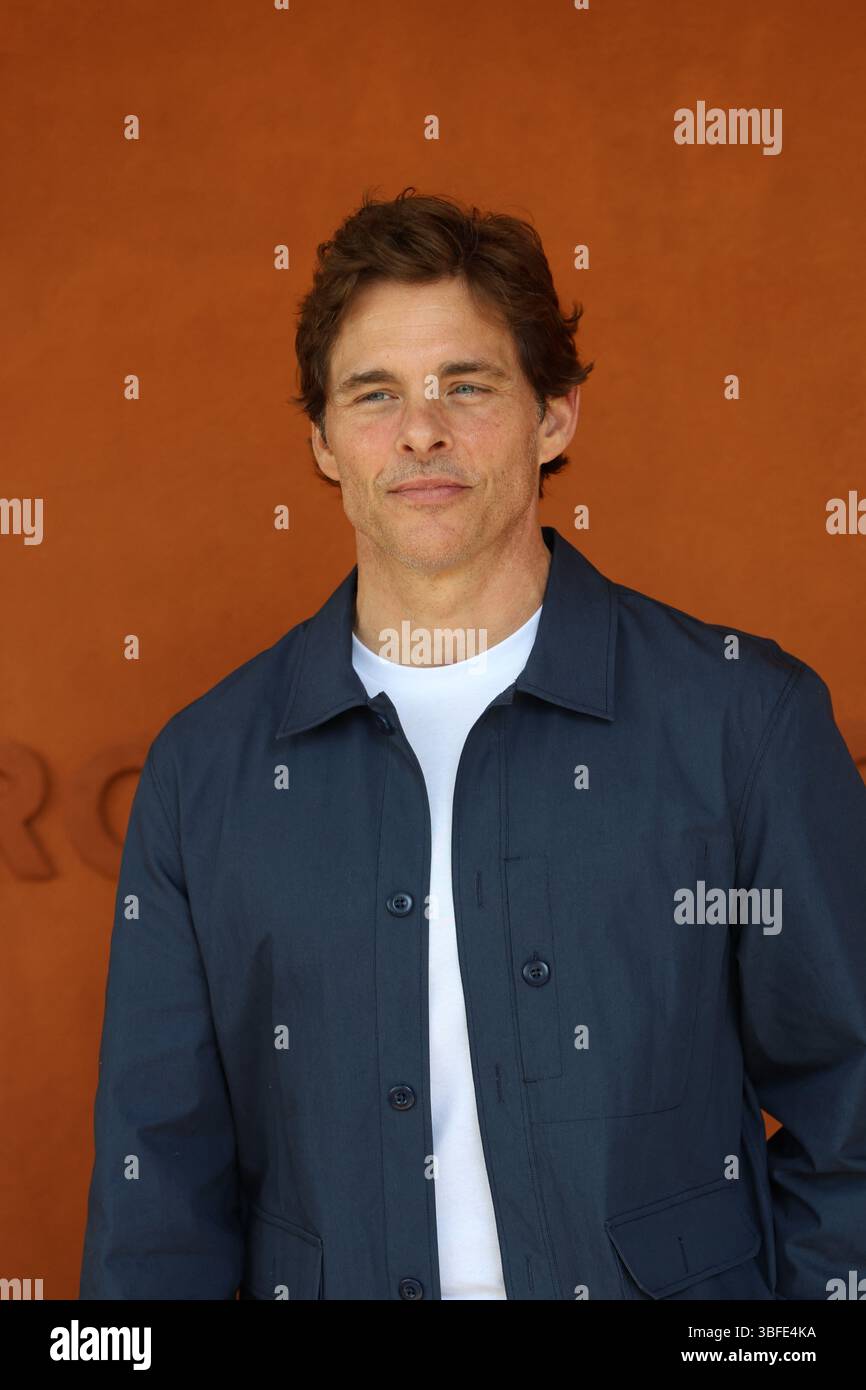 Paris, France. 01st June, 2025. American actor and singer James Marsden ...