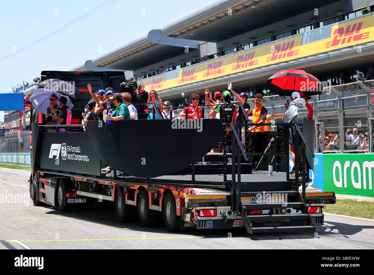 Barcelona, Spain. 01st June, 2025. Drivers' Parade. 01.06.2025. Formula ...