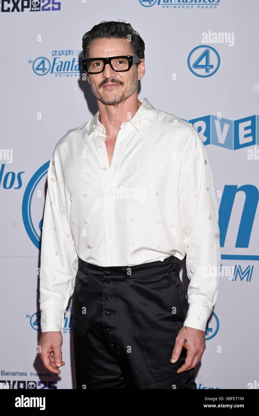 Pedro Pascal attends the photocall for The Fantastic Four: First Steps ...