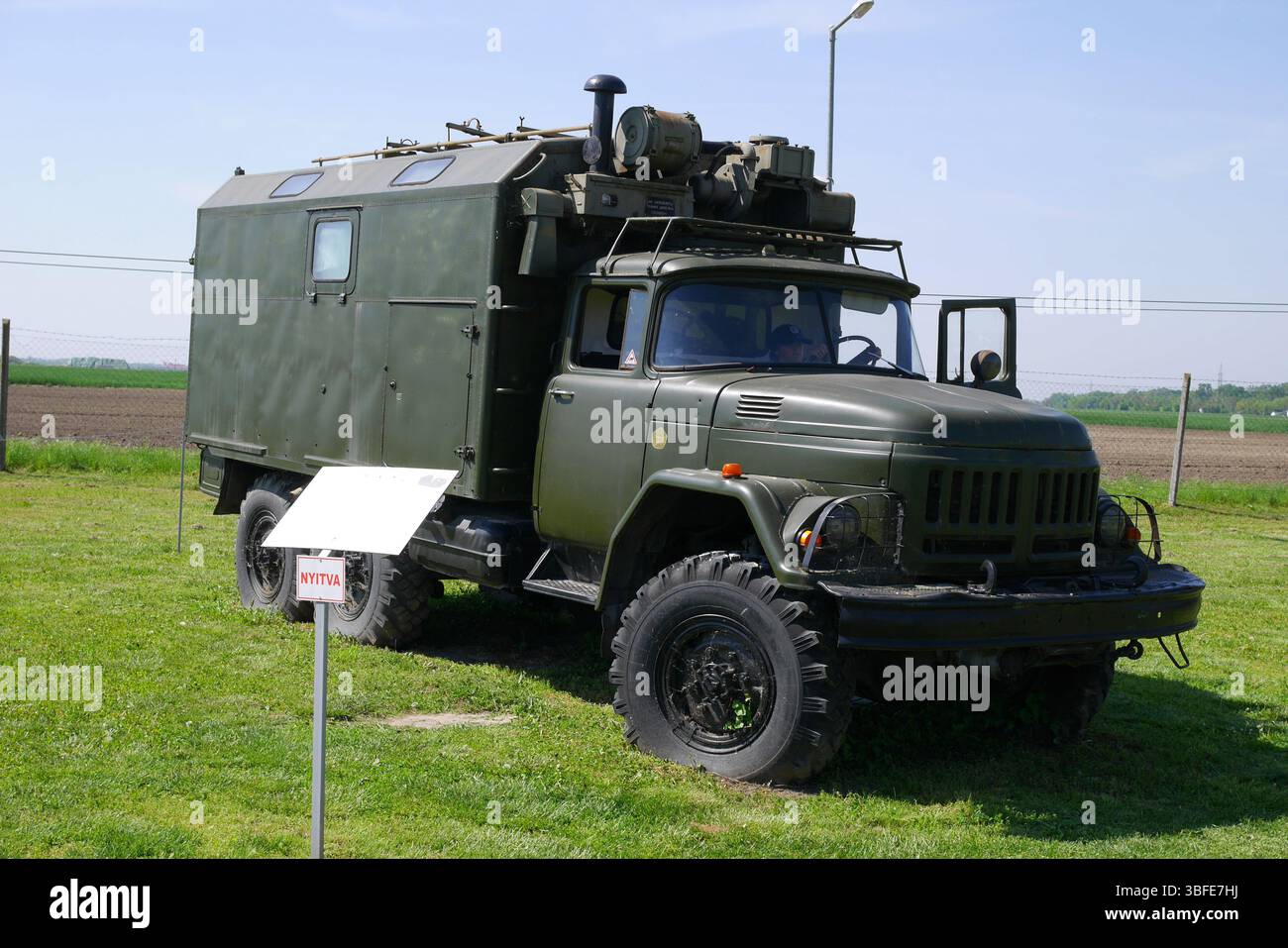 Soviet made Zil 131 military truck, on display at Komo-Sky Base 51 ...