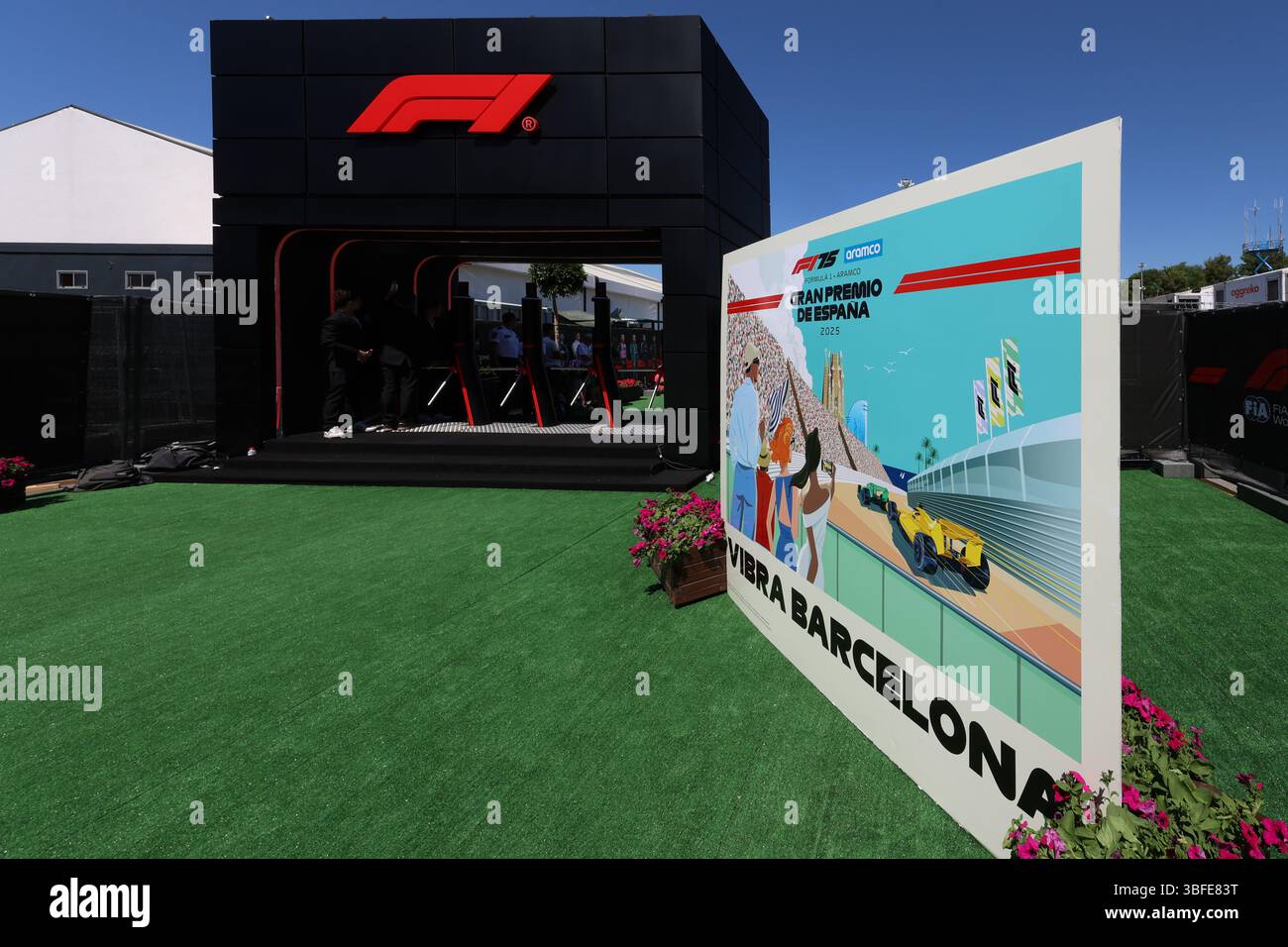 Atmosphere during the 2025 Formula One Spain Grand Prix, 9th round of ...