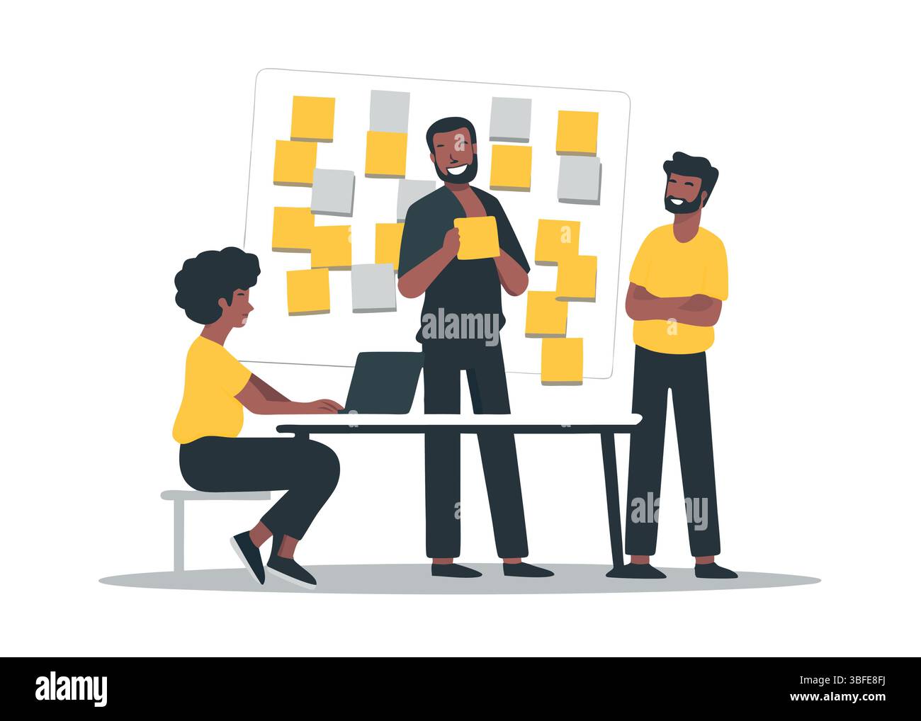 Strategic planning meeting collaborative teamwork brainstorm diverse ...