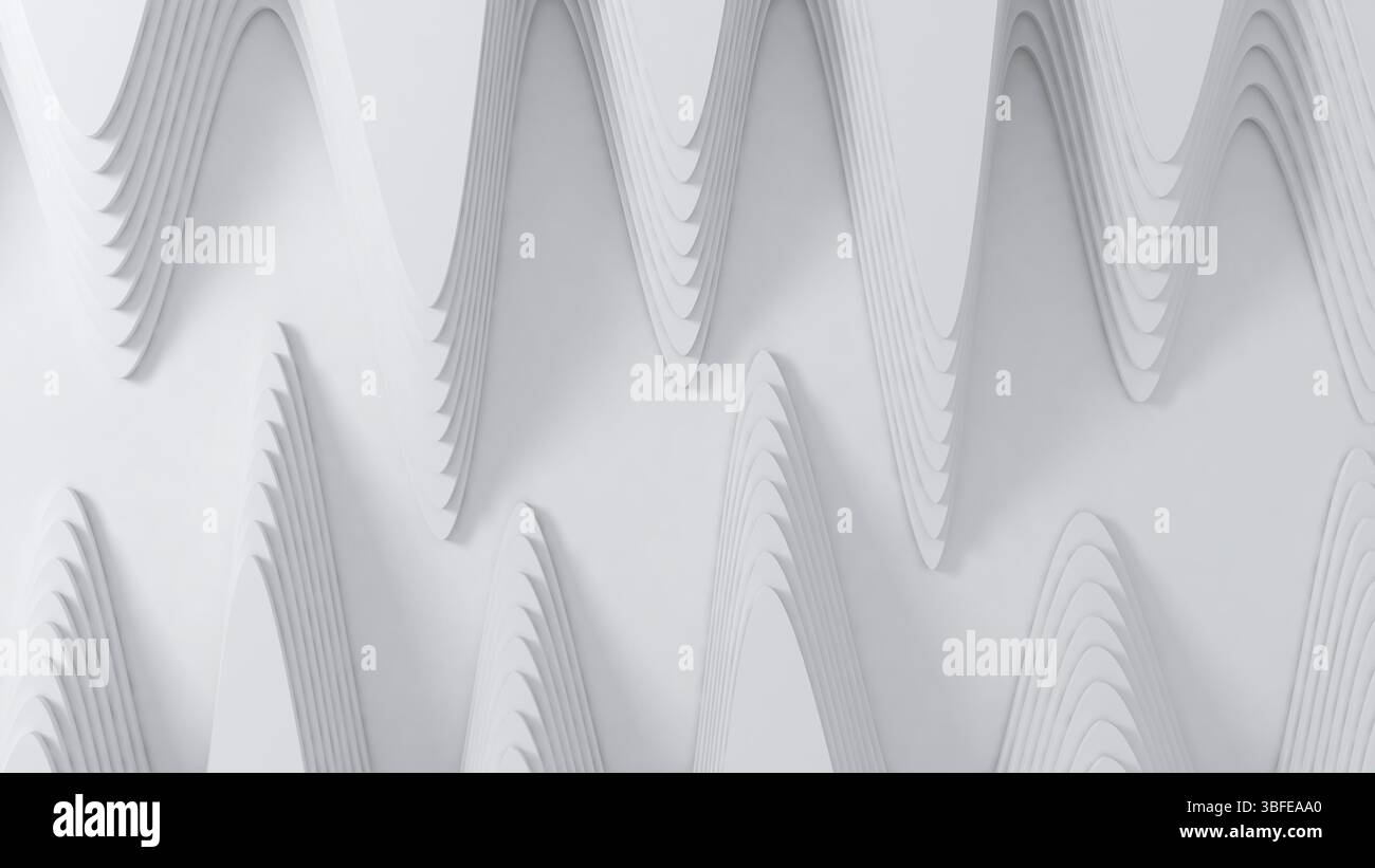 Abstract 3d wave pattern Stock Photo - Alamy