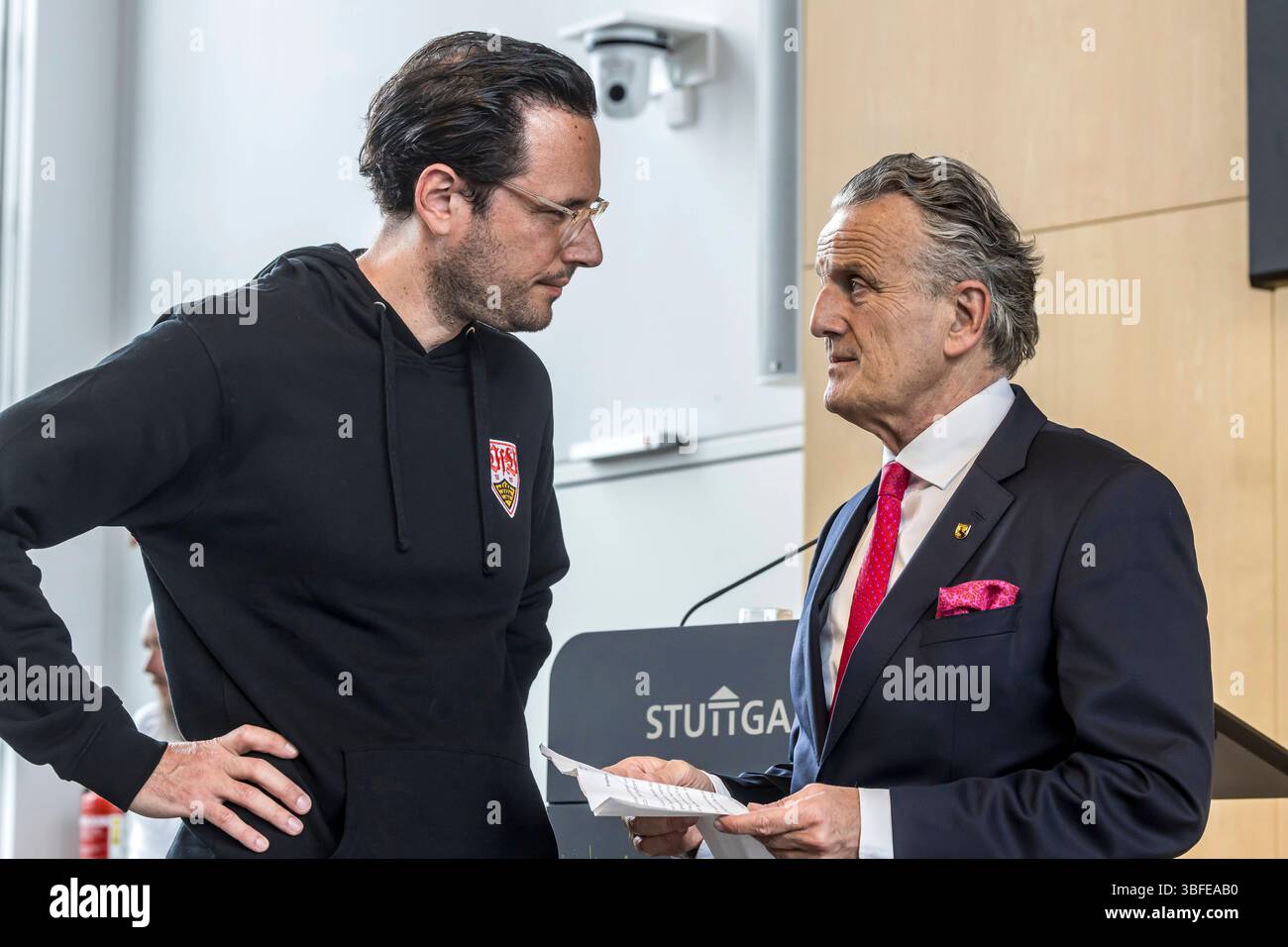 OB Dr. Frank Nopper und Erster Bürgermeister Dr. Fabian Mayer. Die ...