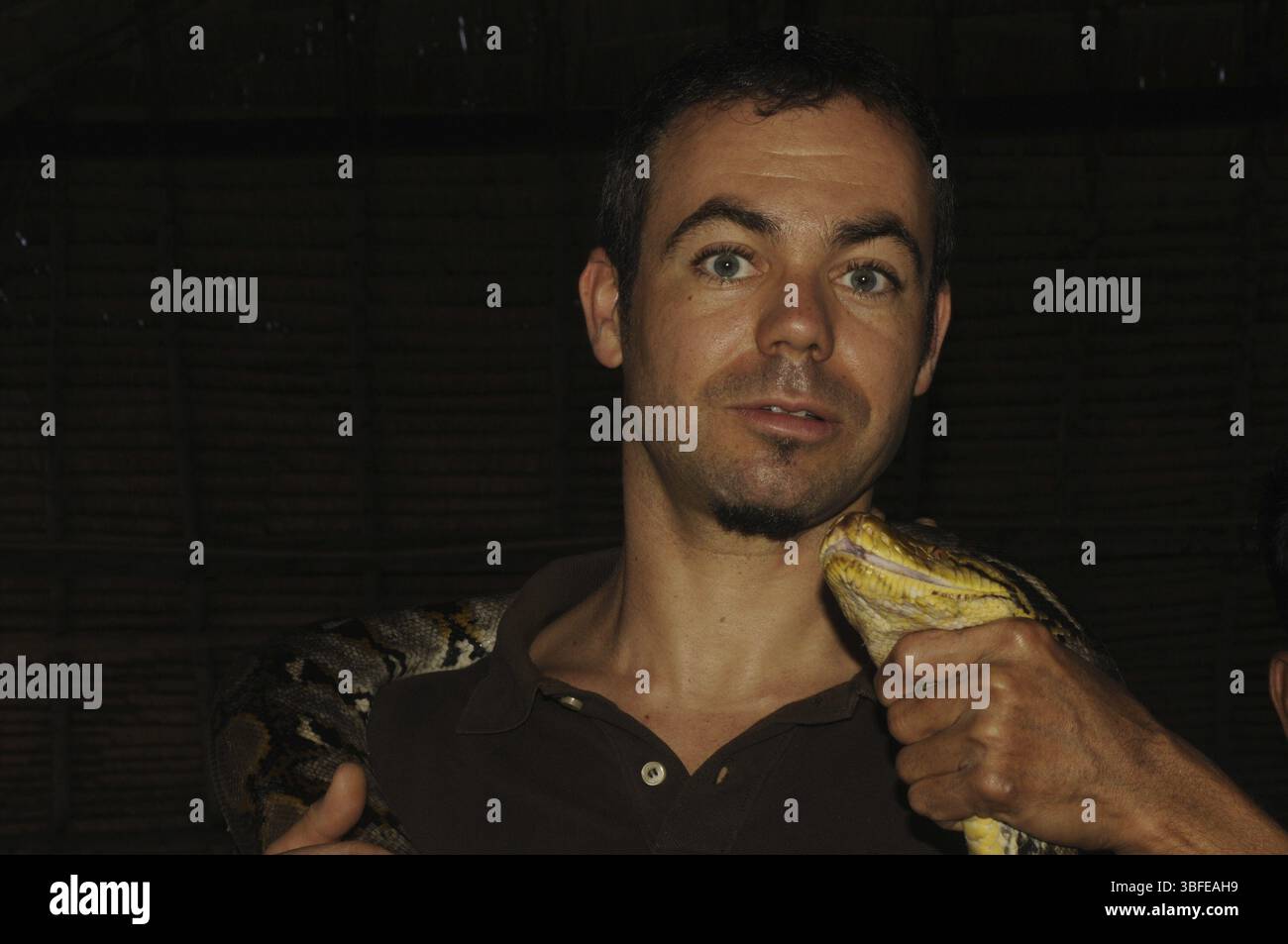 Reticulated python man hi-res stock photography and images - Alamy