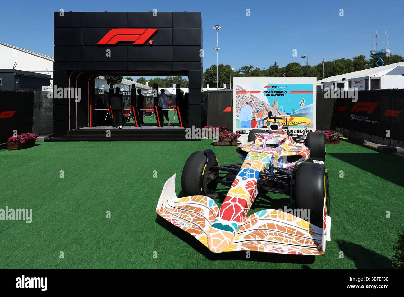 Atmosphere during the 2025 Formula One Spain Grand Prix, 9th round of ...