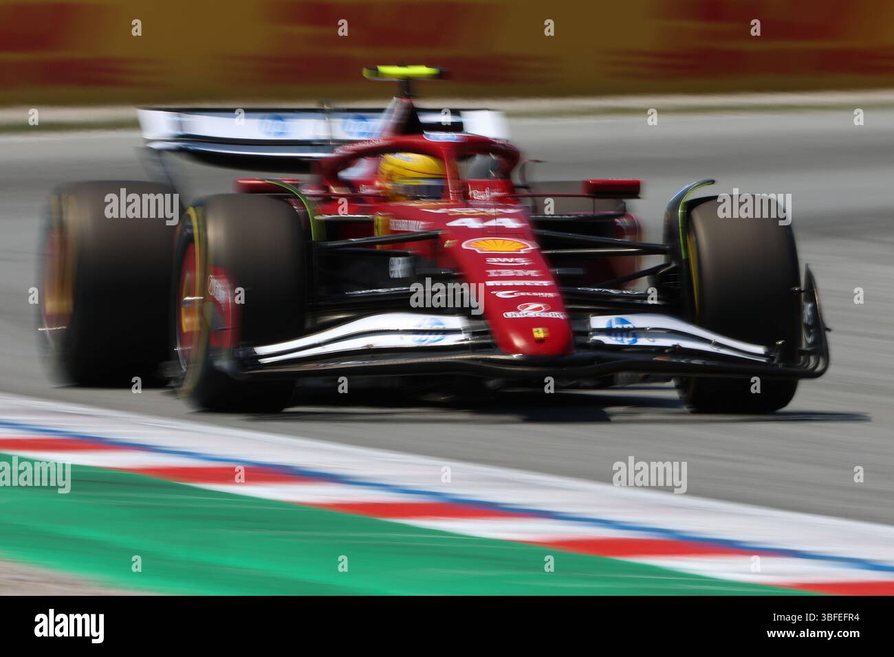 #44 Lewis Hamilton (GBR) Scuderia Ferrari HP (ITA) SF25/Ferrari during ...