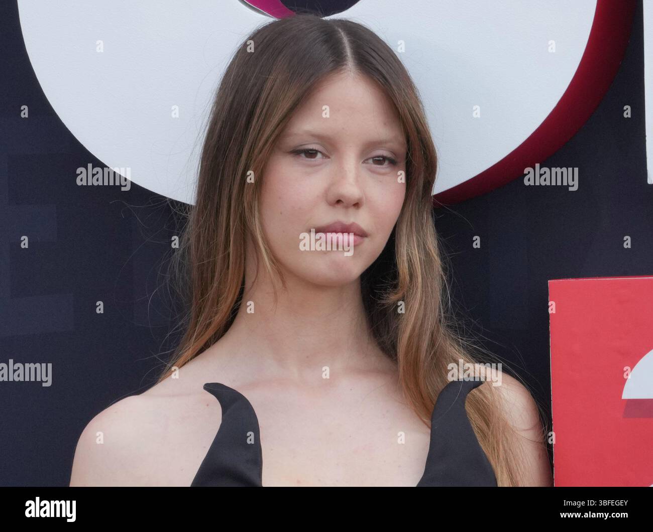Mia Goth arrives at the Netflix TUDUM 2025: The Live Event held at the ...