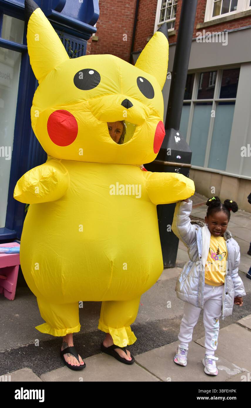Stockport, UK, 1st June, 2025. Stockport Pride parade, celebrating ...