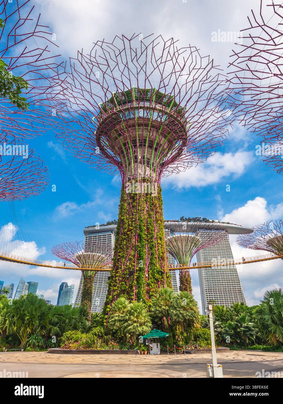 Gardens by the Bay, GBTB, located in the Central Region of Singapore ...