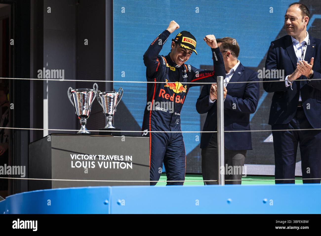 LINDBLAD Arvid (gbr), Campos Racing, Dallara F2 2024, portrait during ...