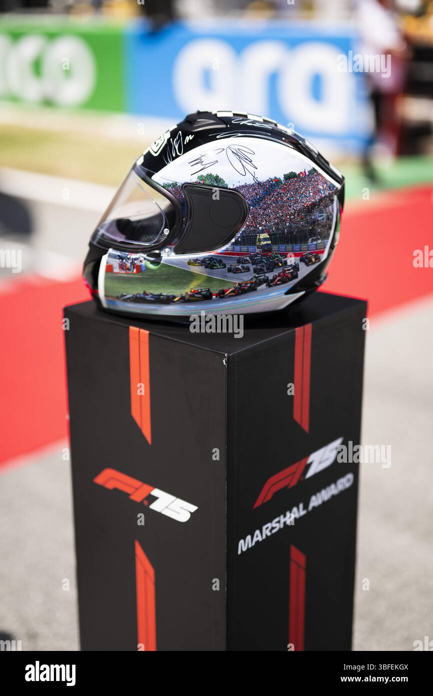 Montmelo, Spain. 1st June 2025. Marshall award during the Formula 1 ...