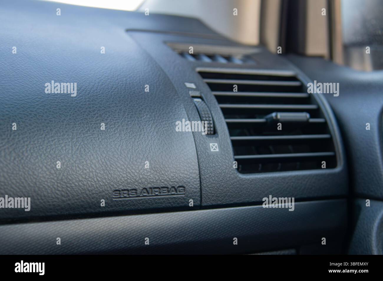 Car air conditioning. The air flow inside the car. Car ventilation ...