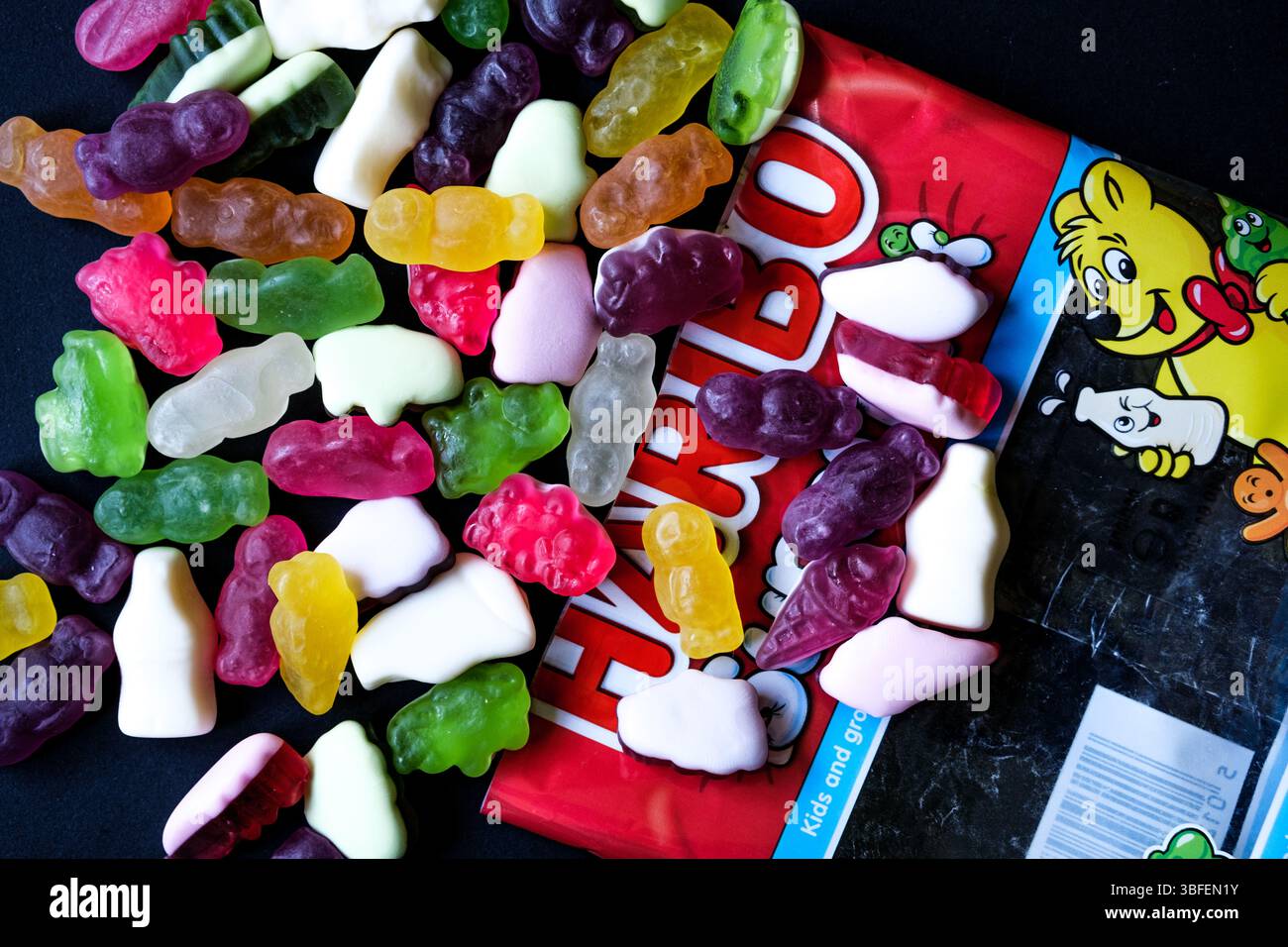 London UK, June 01 2025, Packet Of Haribo Creamy Smooth Texture ...