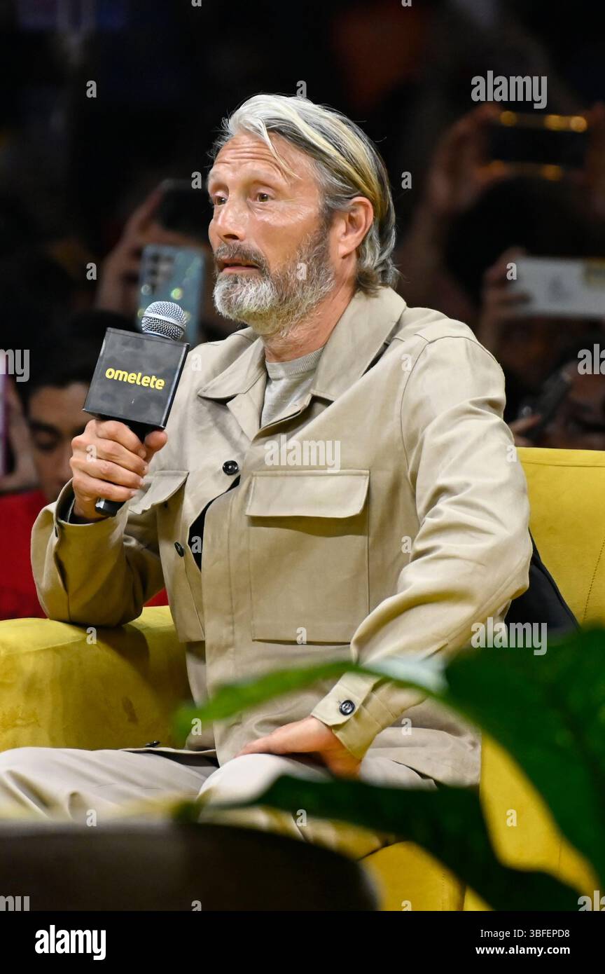 Danish actor Mads Mikkelsen during the 2nd edition of Comic Con ...