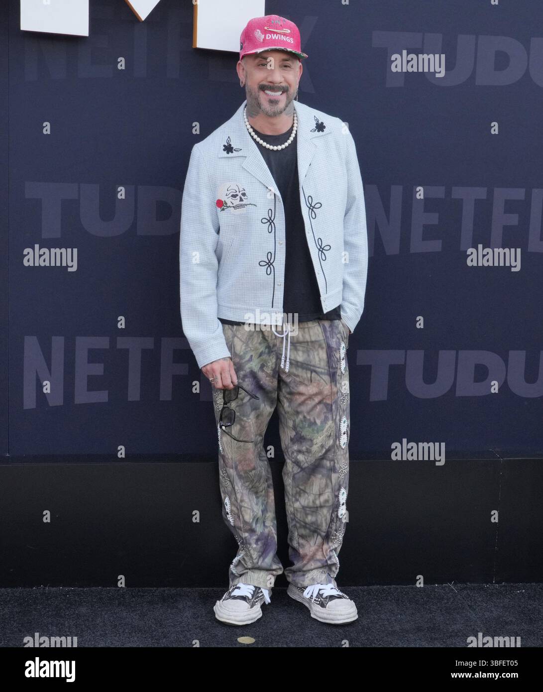 AJ McLean arrives at the Netflix TUDUM 2025: The Live Event held at the ...