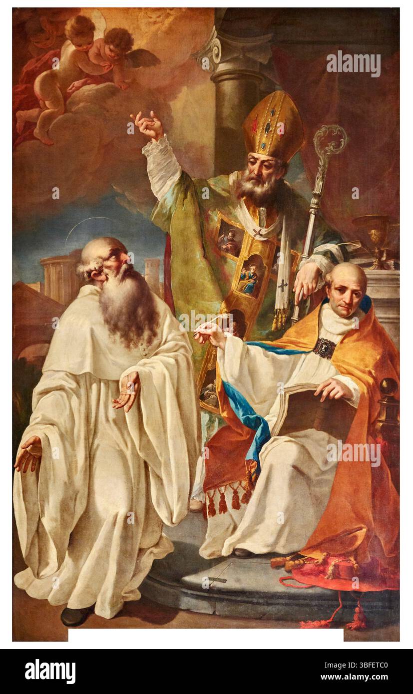 San Pier Crisologo,S. Romualdo e S. Pier Damiani - olio su tela ...
